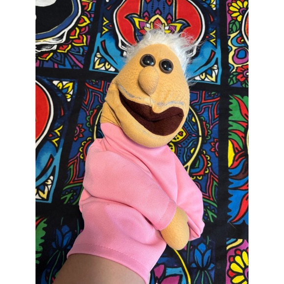 The Unbranded Brand | Toys | Vintage Sesame Street Hand Puppet Old Man ...